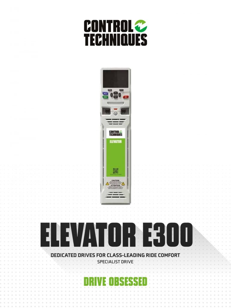 Elevator Drive E300 AC Drives - Supply equipment for manufacturing ...